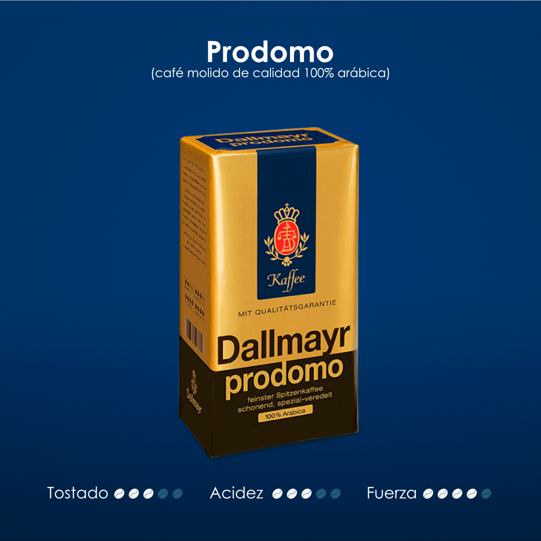 Dallmayr, Prodomo, Ground coffee, 500g - Fine Foods